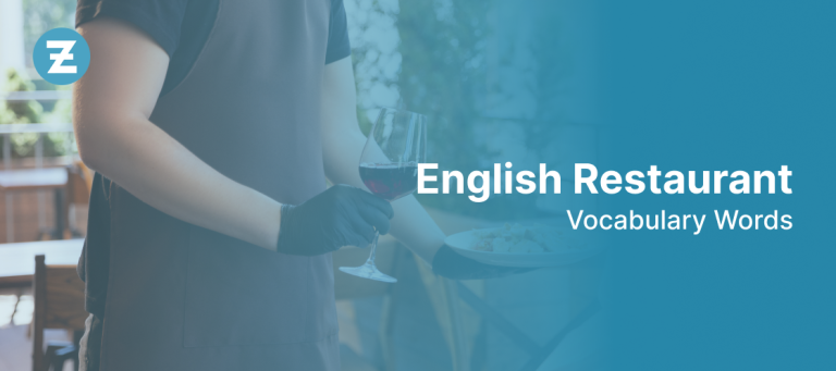 Restaurant Vocabulary Words and Phrases in English | Zoundslike